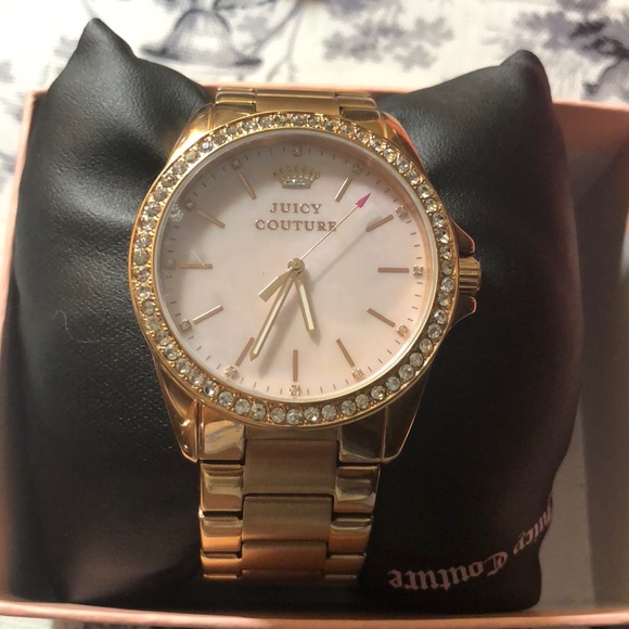 Juicy Couture | Jewelry | Juicy Couture Stella Crystal Rose Gold Tone ...